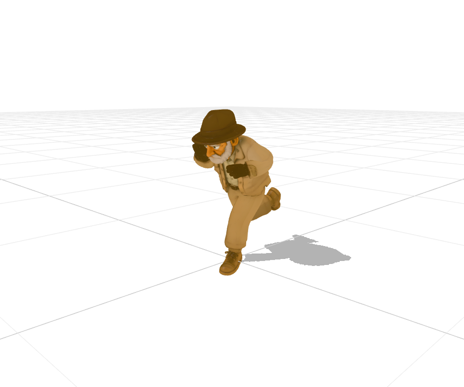 3D Post Apo Old Man Scout Character Rigged Pack – 3D Model with Walk ...