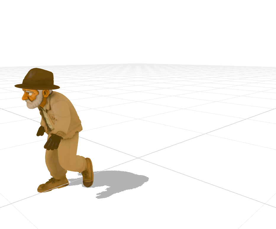 3D Post Apo Old Man Scout Character Rigged Pack – 3D Model with Walk ...