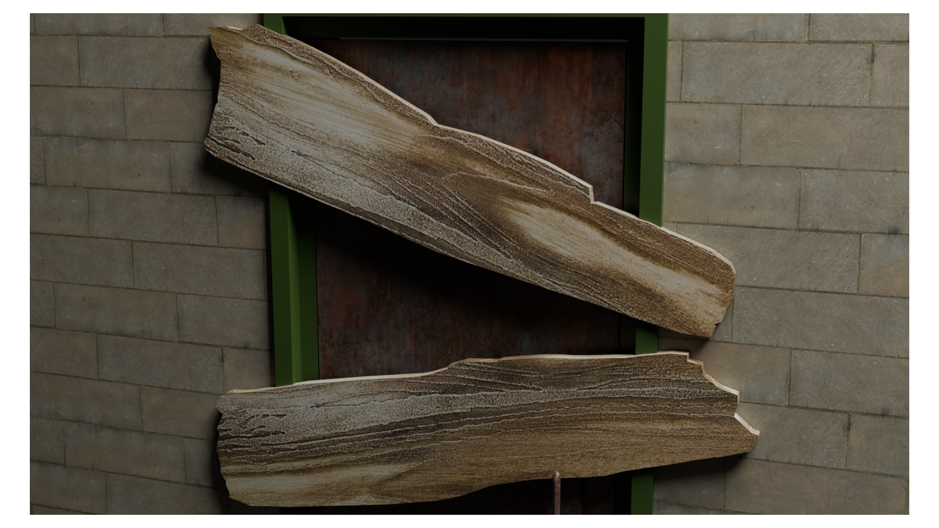 Plank Low Poly - Barricade Puzzle by MutedPotato