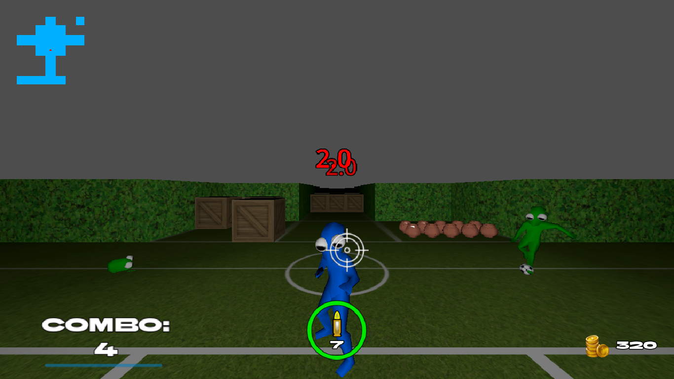 Gunhanded 3D [Soccer Dungeon] by Bandit