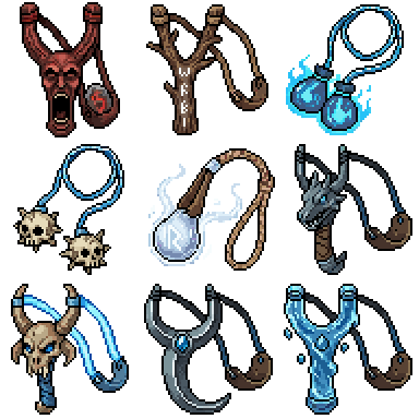 100 Pixel Art Slings | Free sample by pixStuff