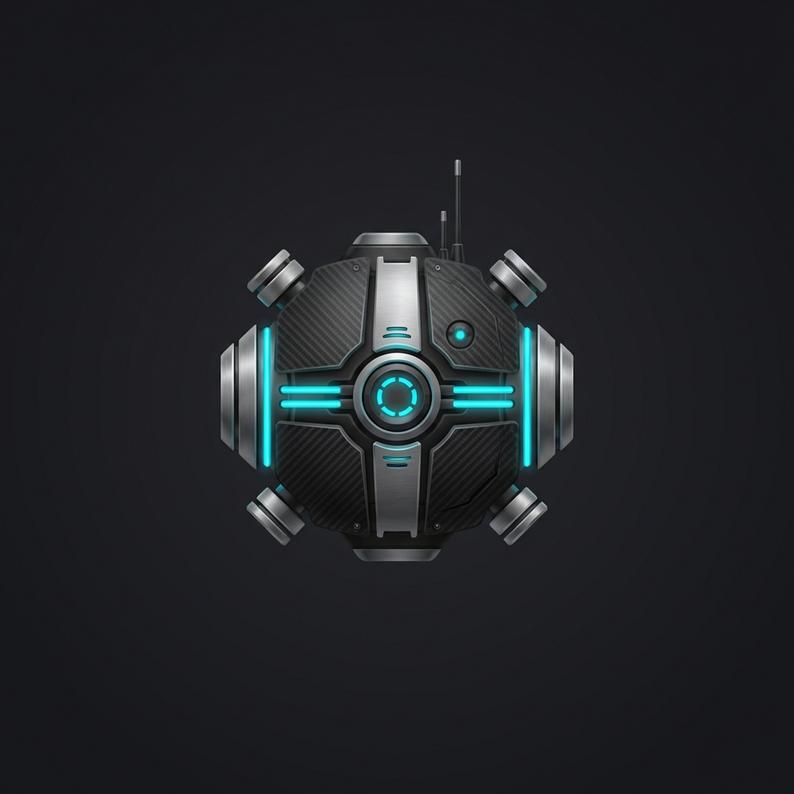 BlackSea TM – Sci-Fi Tech Icons (Starter Pack) by BlackSeaTM