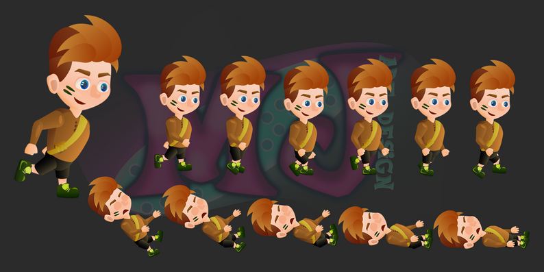 2D GAME CHARACTER 4 by MarwaMJ