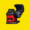 Pixel Art Tire Shop Tools Pack – 128x128 by NeoPixelBoyCo