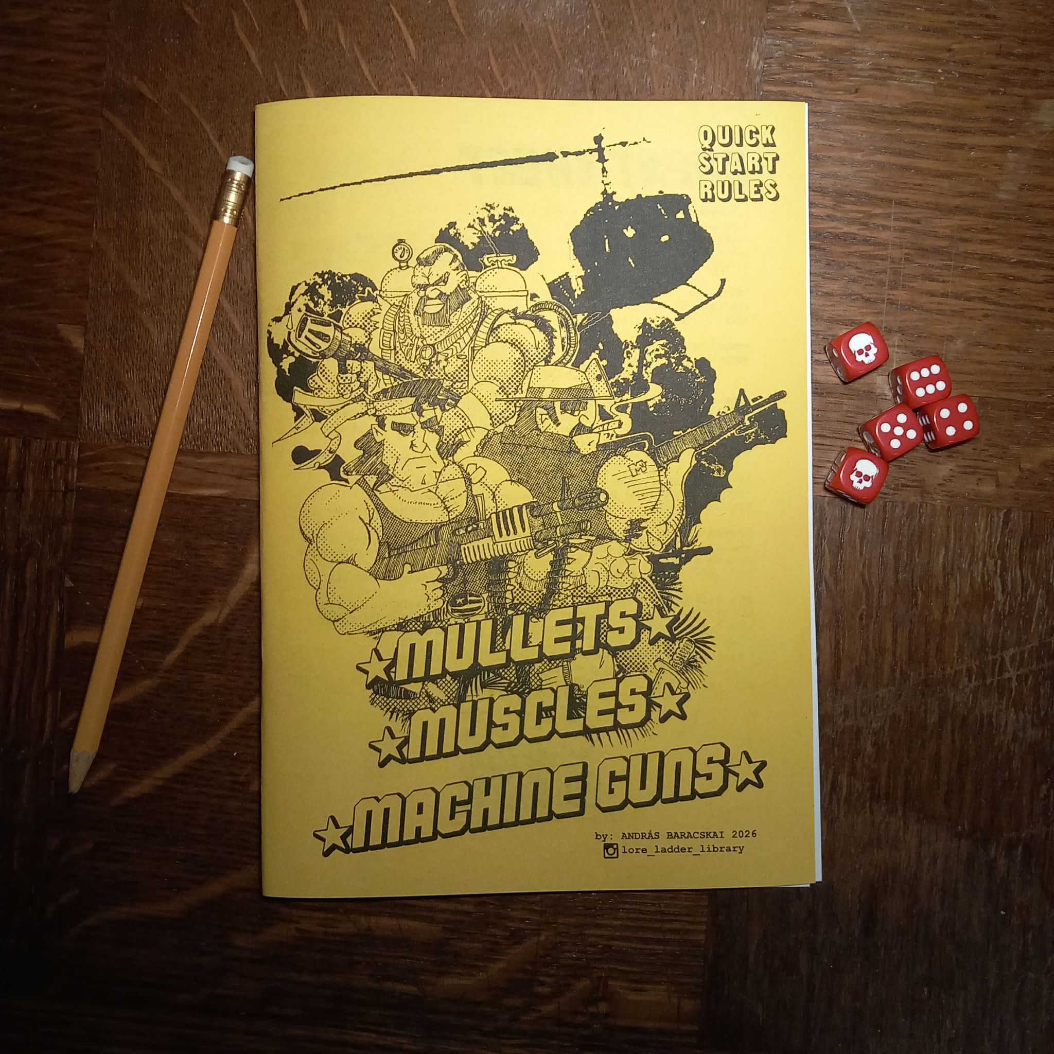 Mullets Muscles Machine guns by BaracsArt