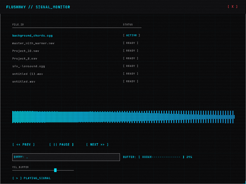 Signal Monitor MP3Player by Flush