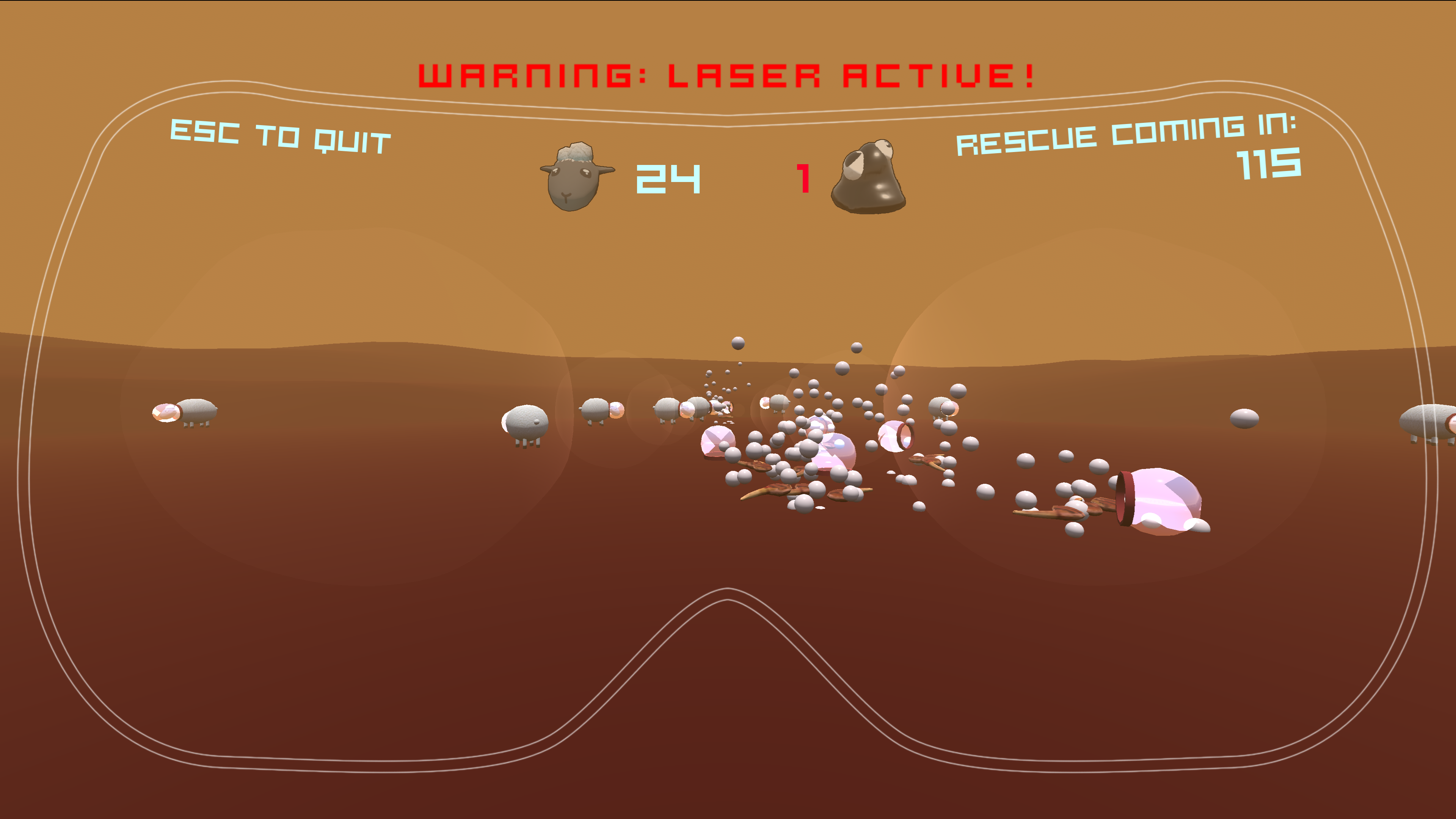 Aliens Are Attacking Your Sheep And You Have Deadly Laser Goggles by ...