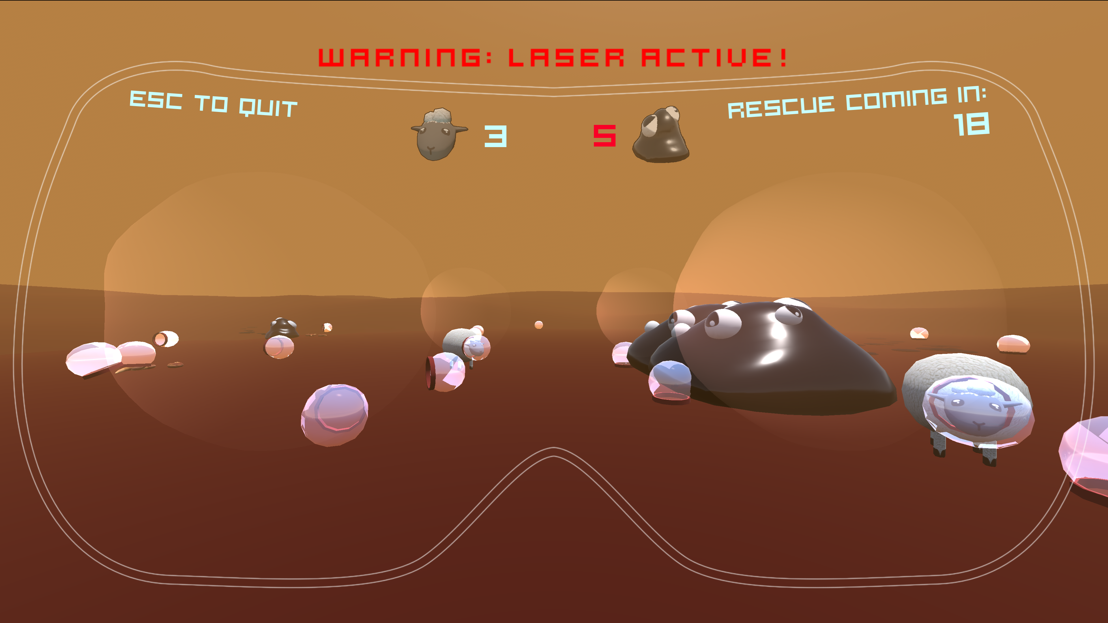 Aliens Are Attacking Your Sheep And You Have Deadly Laser Goggles by ...