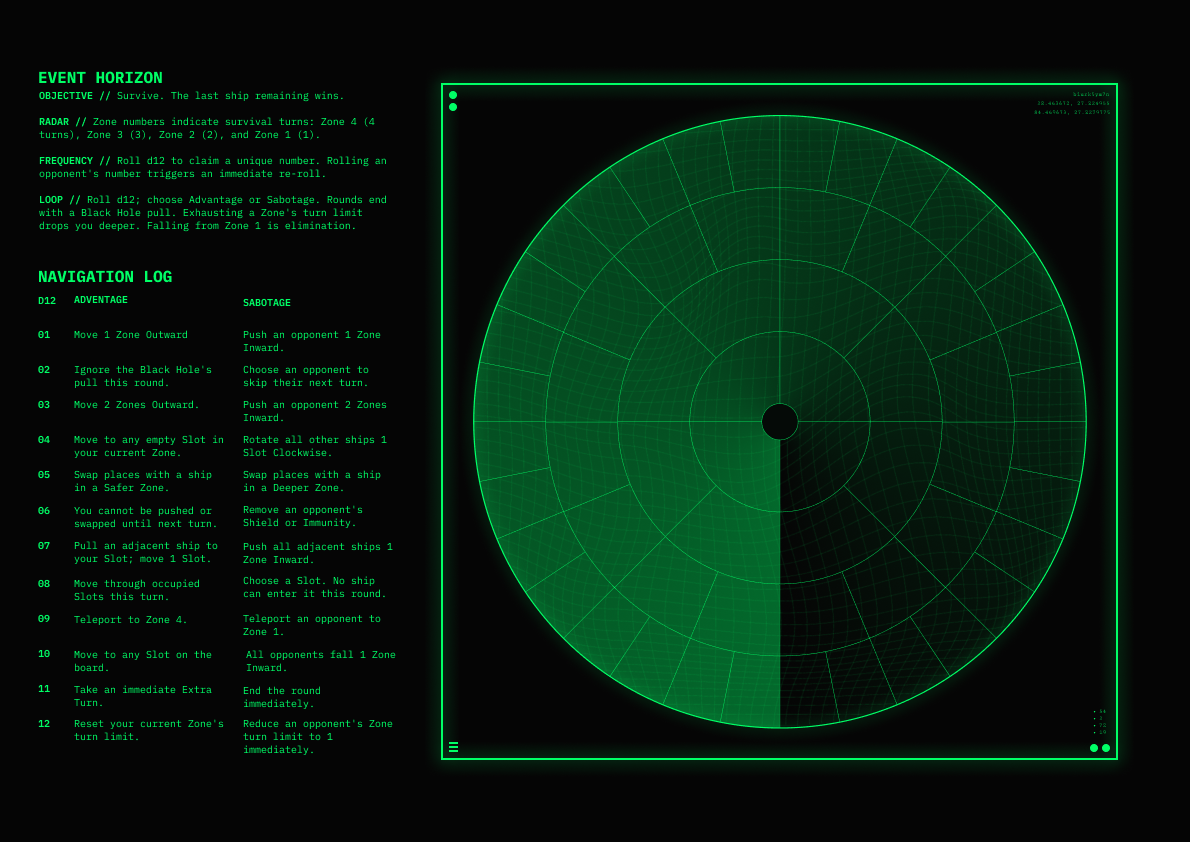 Event Horizon by Yoru Creative Studio