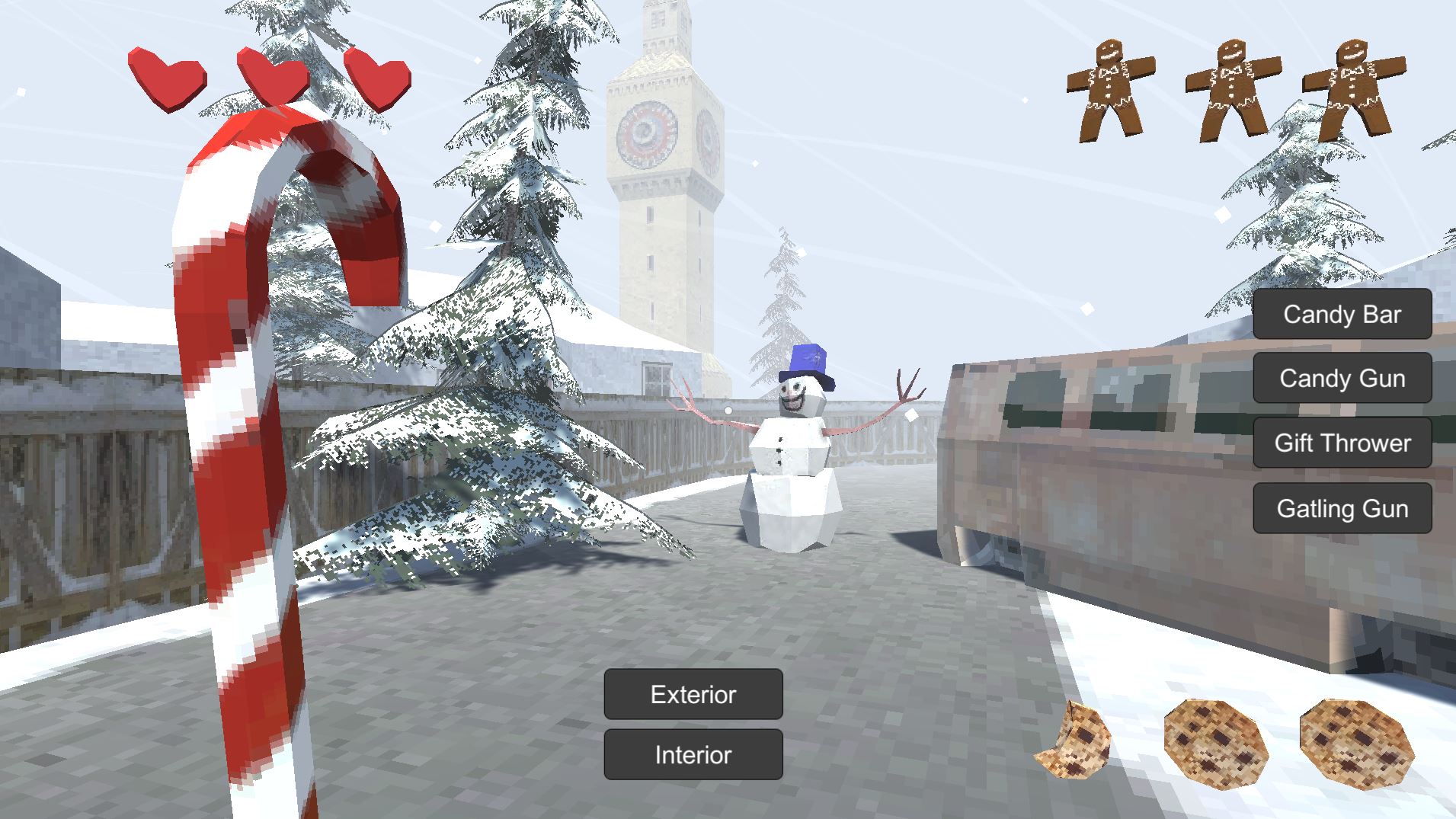 Retro FPS Christmas 3D Kit by Pixogen