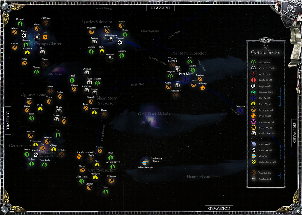 Gothic Sector Map (Editable) by Messiahcide