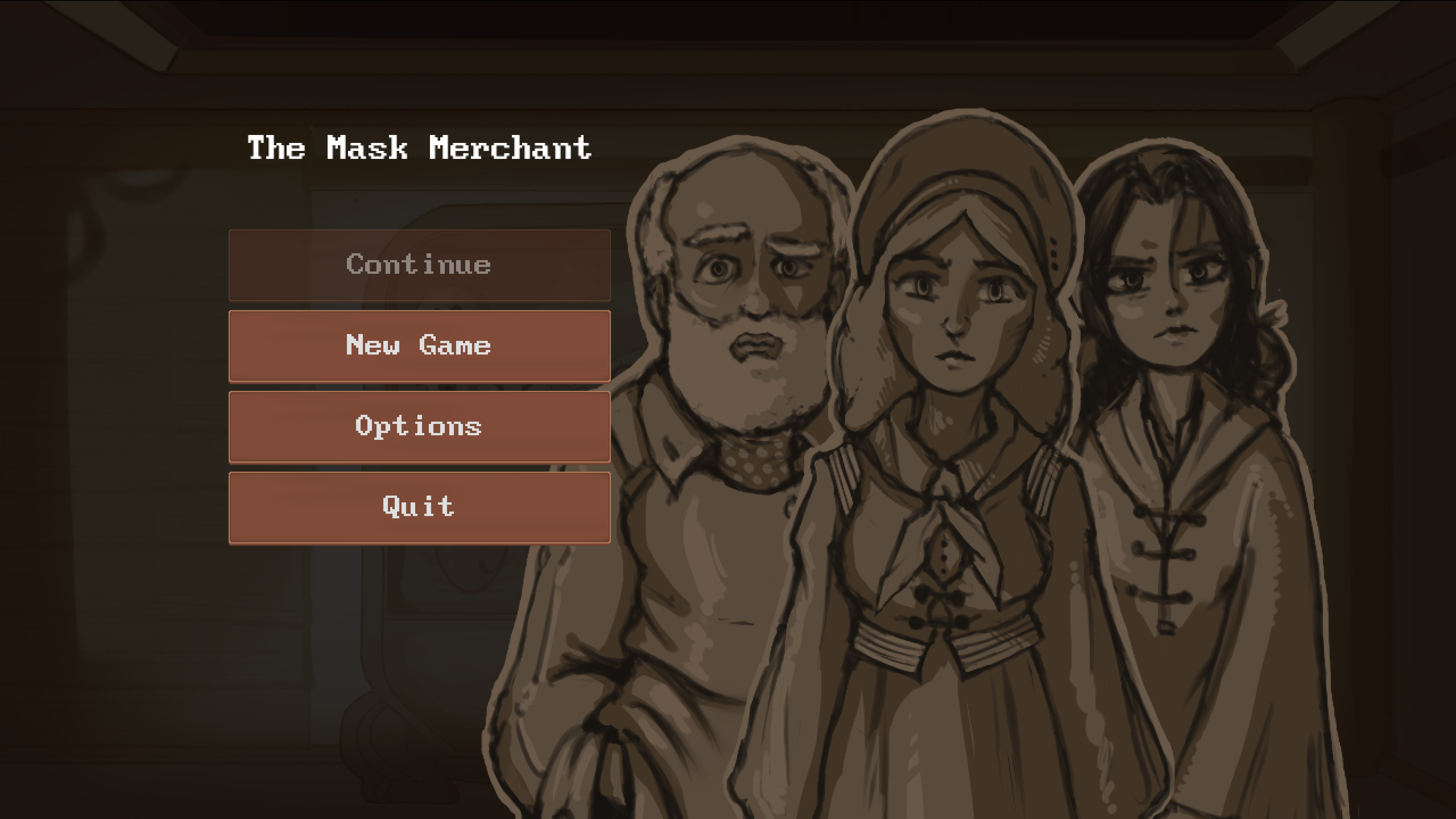 Торговець масками (The Mask Merchant) by wloexPel, deadYokai, Bubbledub