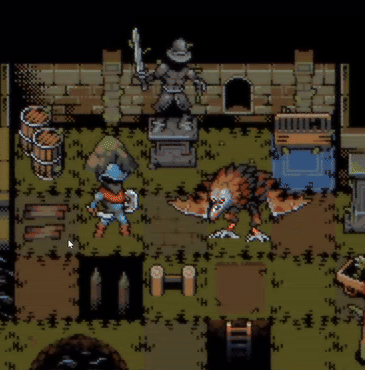Grid dungeon roguelike assets by Wabby Wabbo
