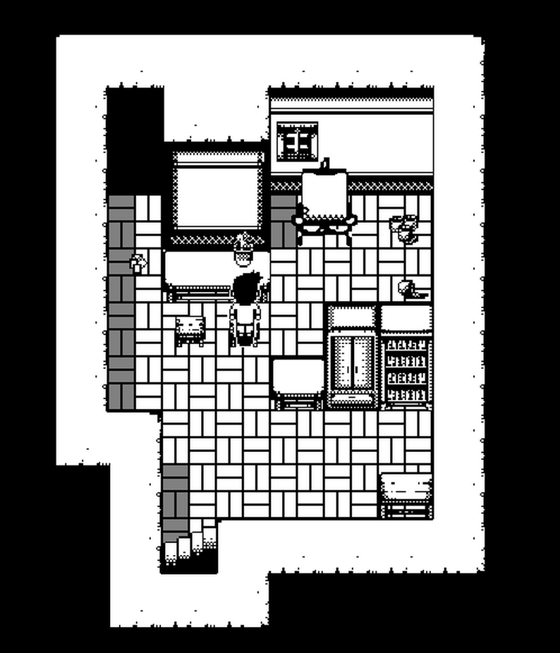 1-Bit RPG Tileset 32x32 Pixels by Stealthix