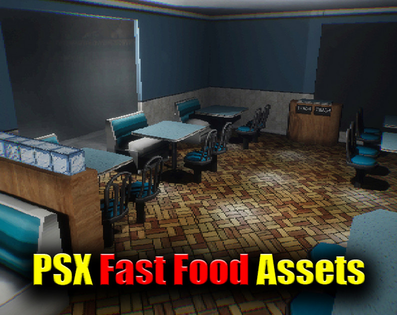 PSX Fast Food Restaurant Asset Pack by Ink Ribbon