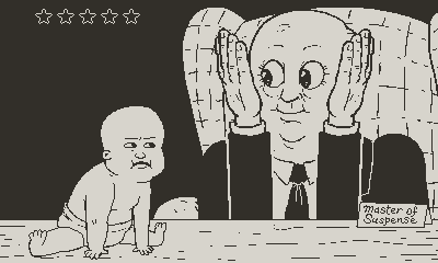 Alfred Hitchcock's Peek-a-boo by alexsussy