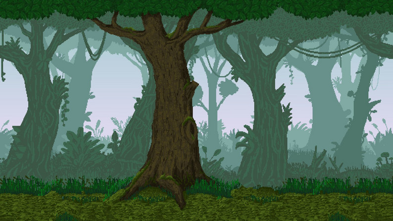 Magnificent Forest Background by Myaumya