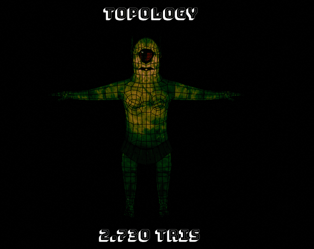 The Watcher of the Hollow Eye - Retro psx monster by imaginais