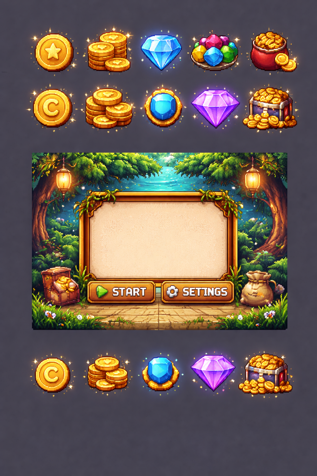 Pixel Game Assets by nadir2341