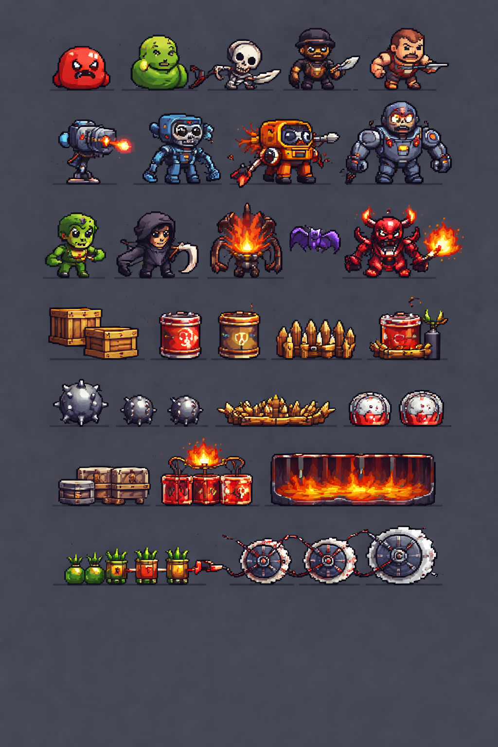 Pixel Game Assets by nadir2341