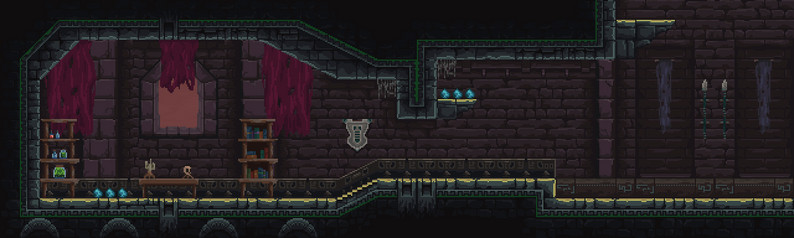 Pixel Platformer Castle by Szadi art.