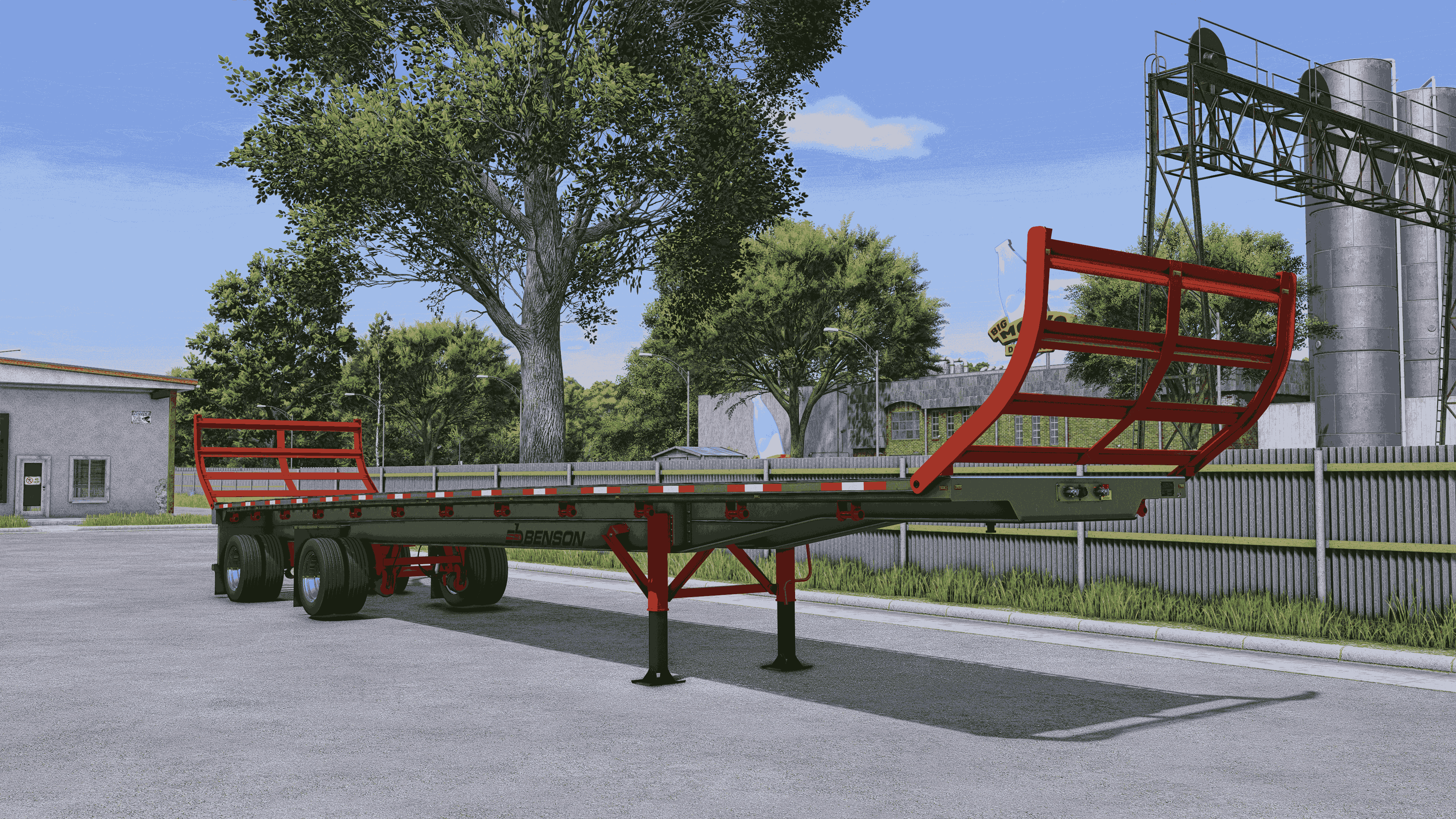 FS25 Benson Flatbed Auto Load by Rockin S Ranch