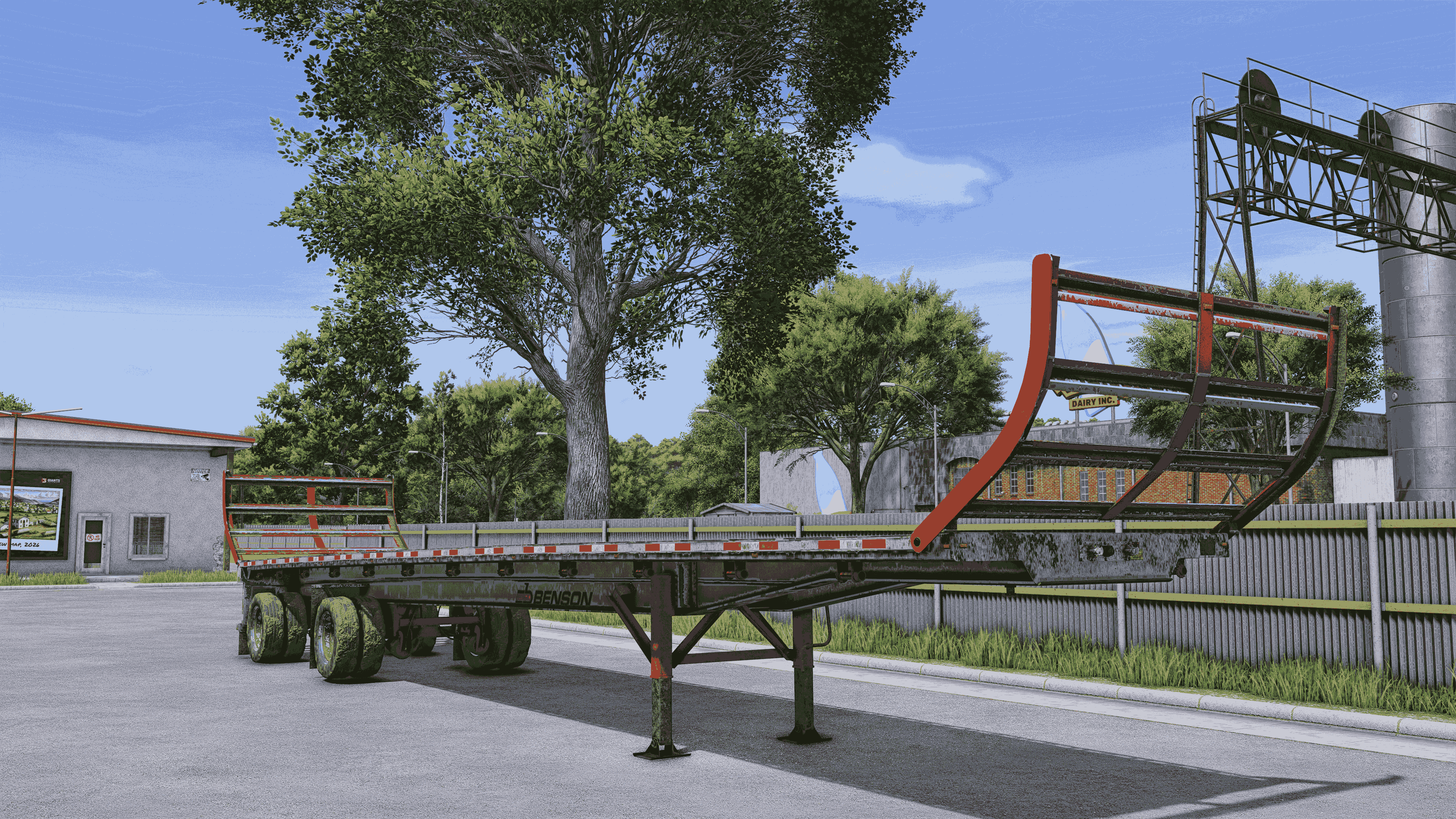 FS25 Benson Flatbed Auto Load by Rockin S Ranch