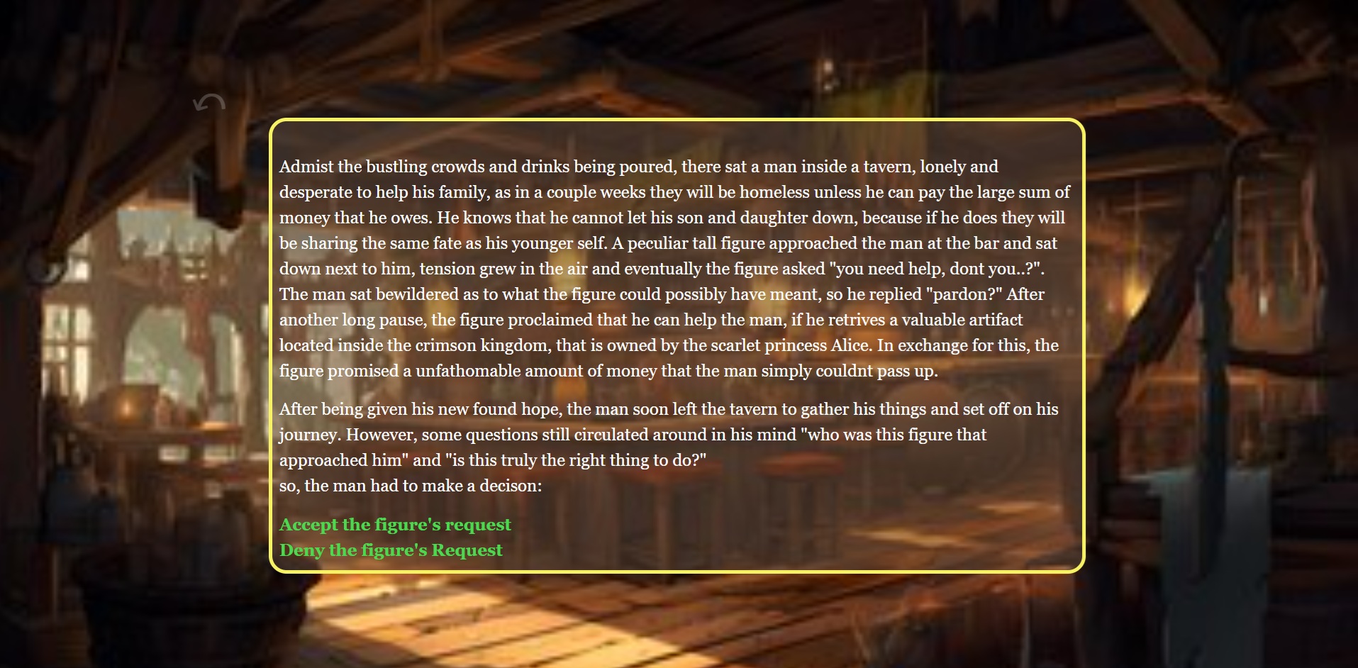 Creative Media Level 3 Year 1 2026 - Interactive Fiction Games by ...