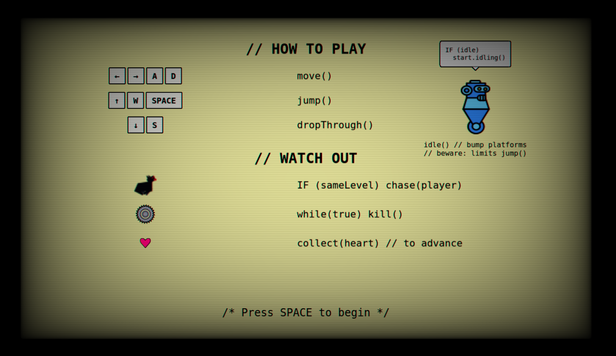 the game jam game by Nosferatu Concorde