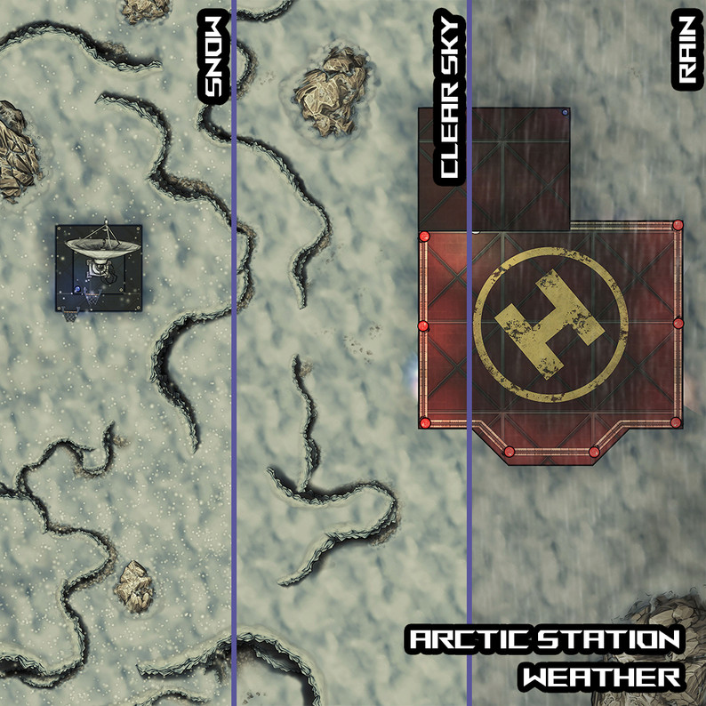 Arctic Station - Map Pack by WendigoWorkshop