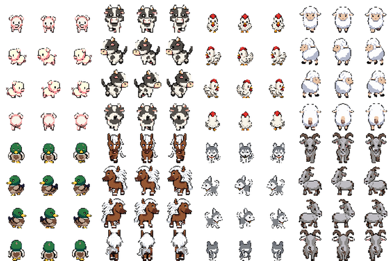Medieval Town Life – NPCs & Animals (RPG Maker MZ) by SplitWing77