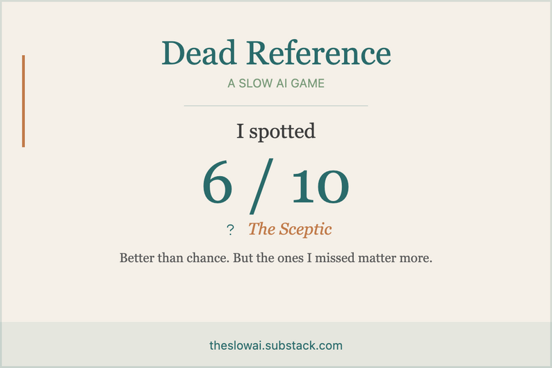 Dead Reference by Sam Illingworth