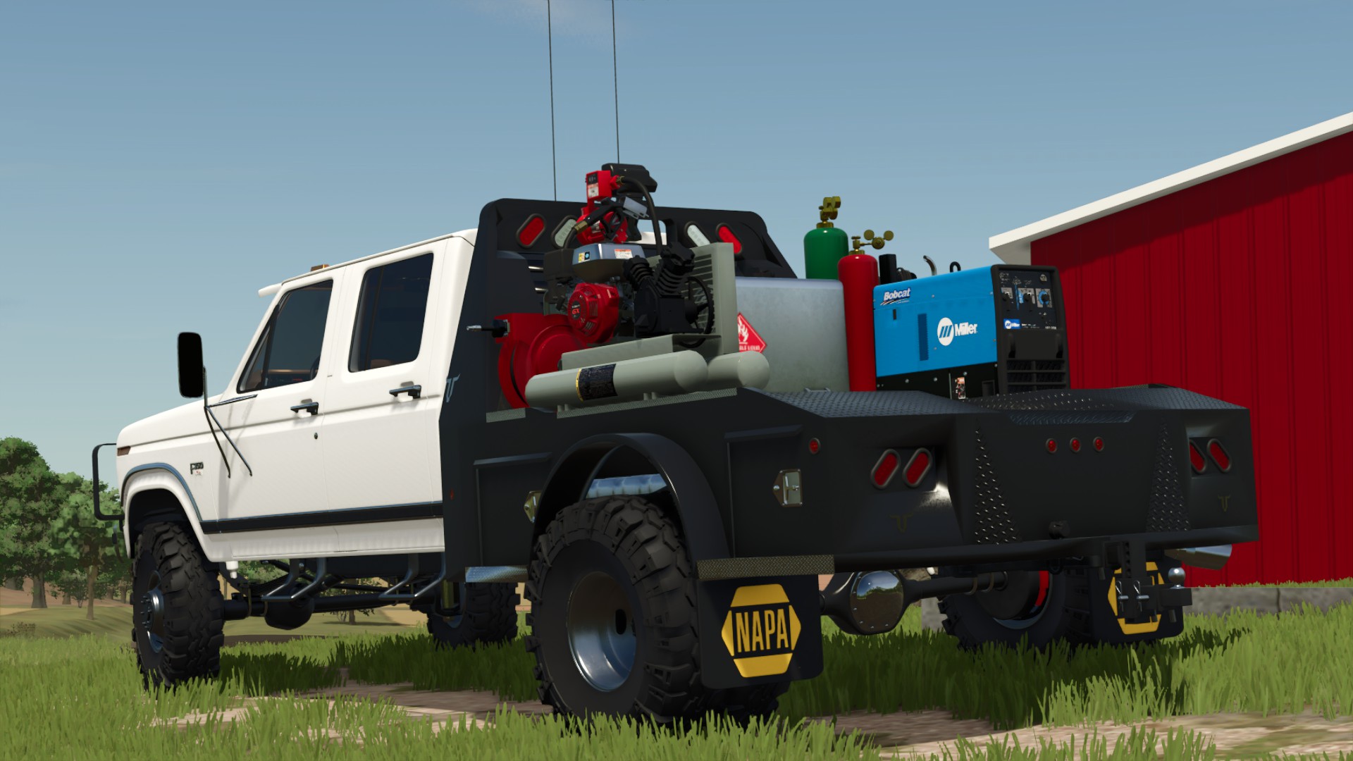 FS25 1986 Ford F350 V.1.1 by Outpost Dairy