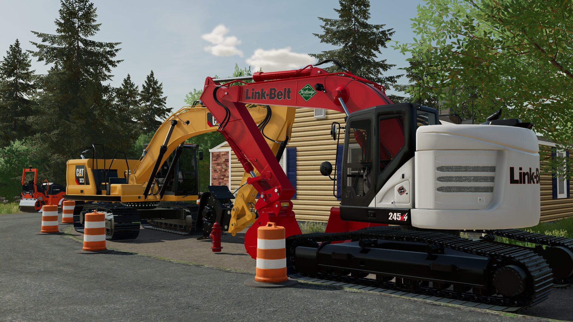 FS22 Case / Link-Belt 245 by MC Earthmoving