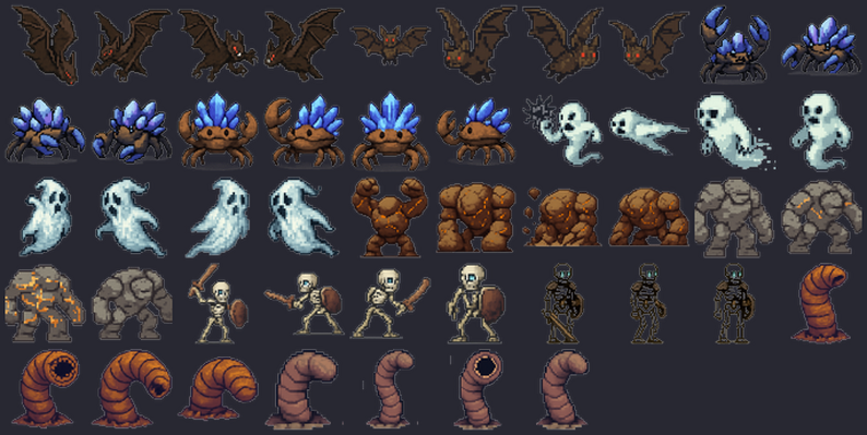 Monster Bestiary Vol. 1 by fabs133