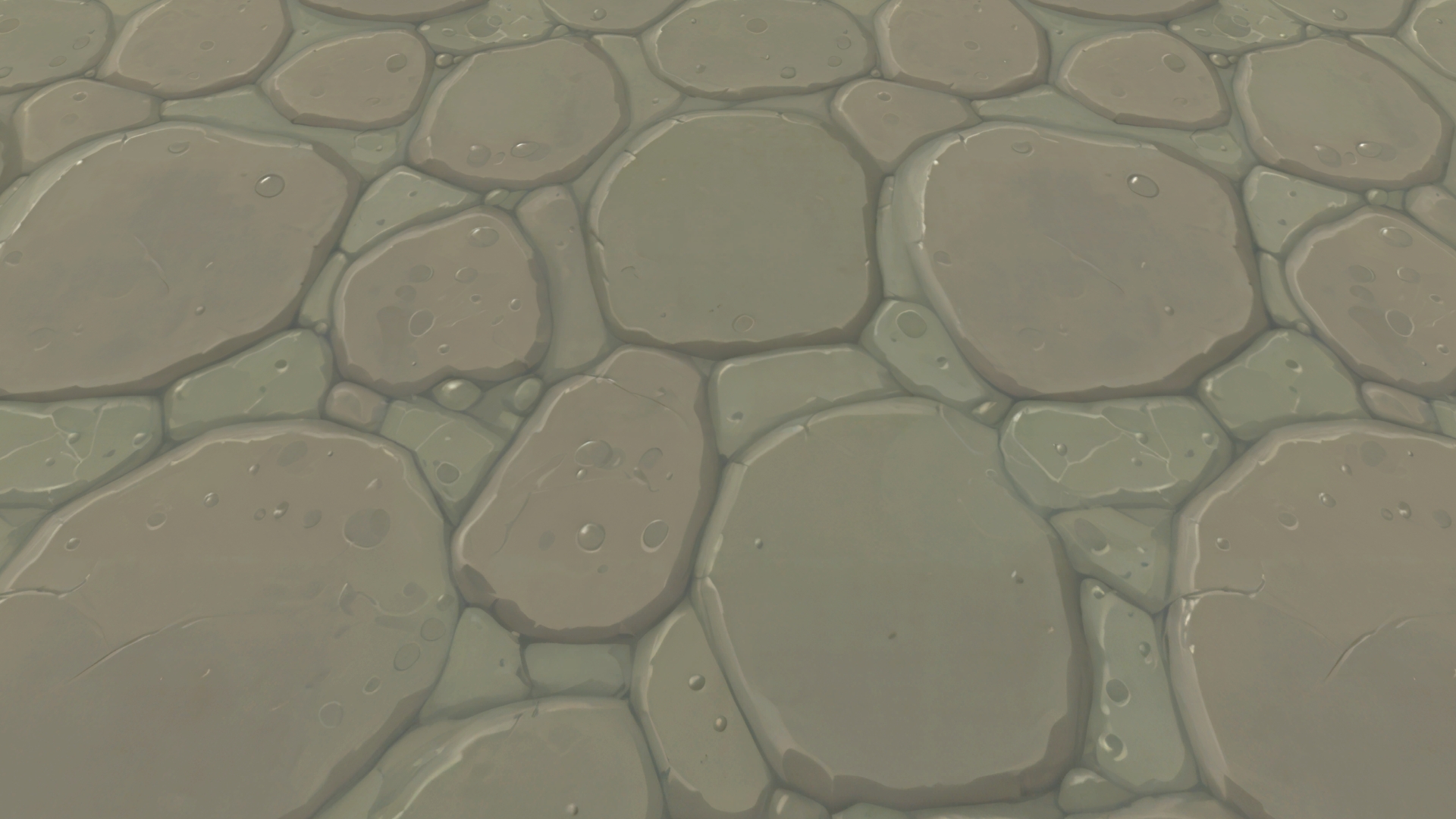 Stylized Textures – Vol 243 – Cobblestone by oleekconder