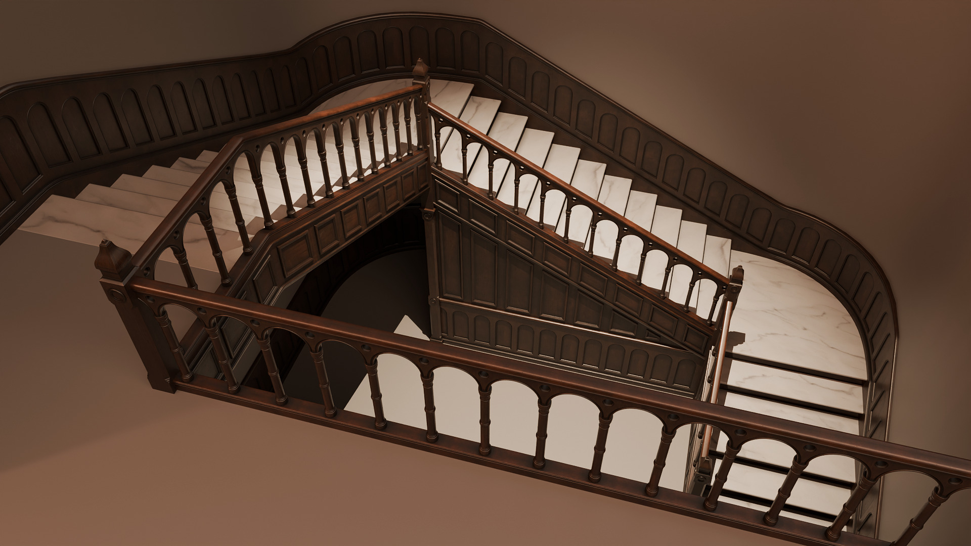 Wooden Staircase - Modular Asset Extended by Pizza & Games