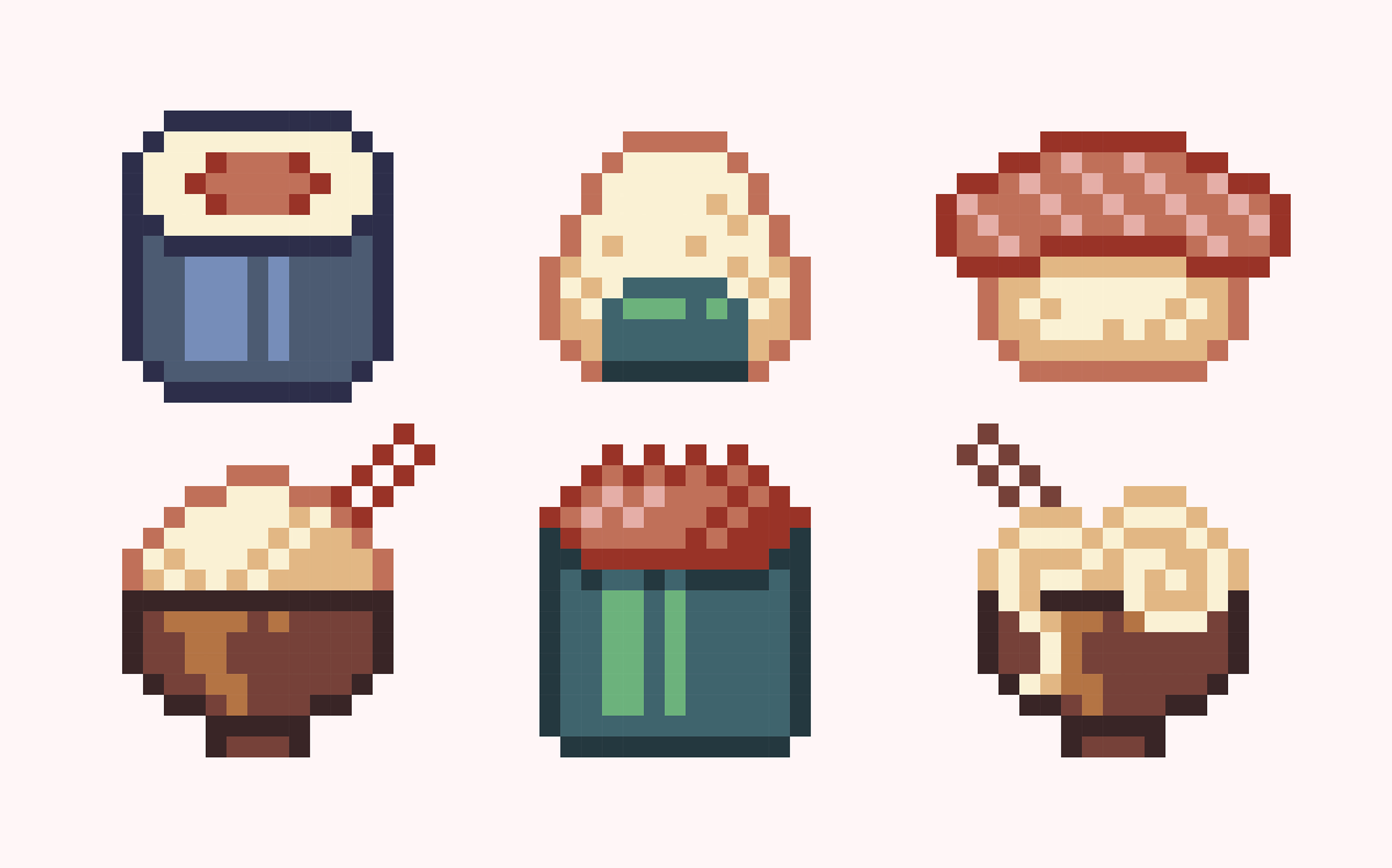 Pixel Food Pack: Scalable Vector Collection (EPS) by Mr Bit