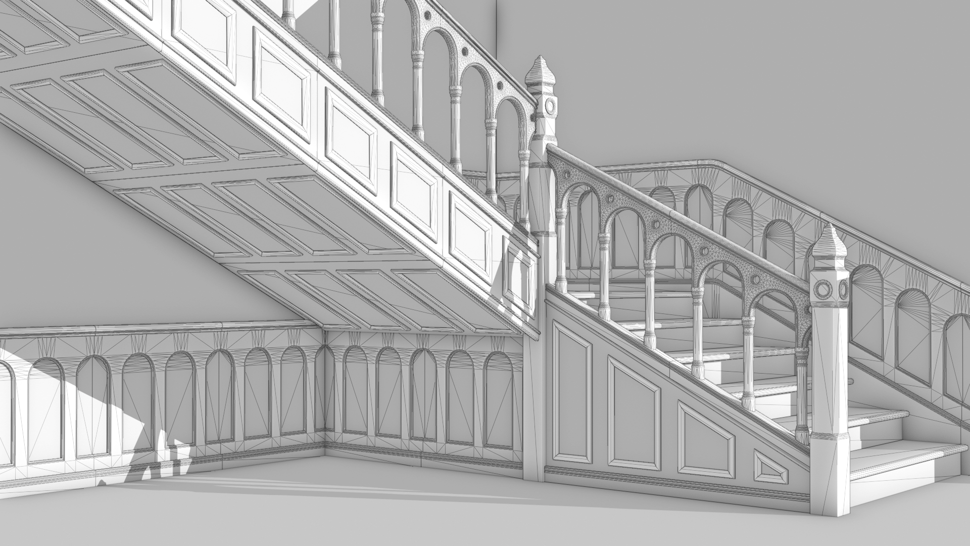 Wooden Staircase - Modular Asset Standard by Pizza & Games