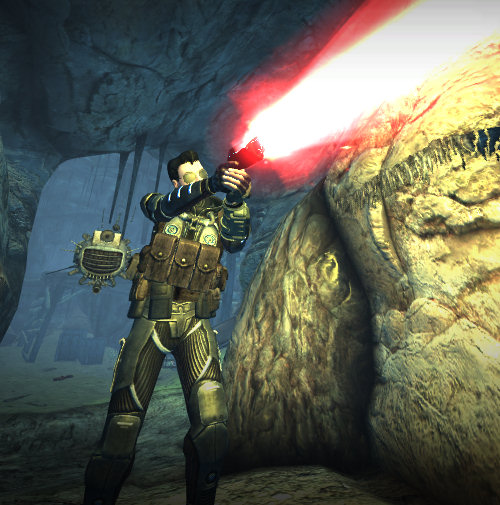 Graviton Beam Emitter from 'Blame!' manga as a Fallout NV mod ...