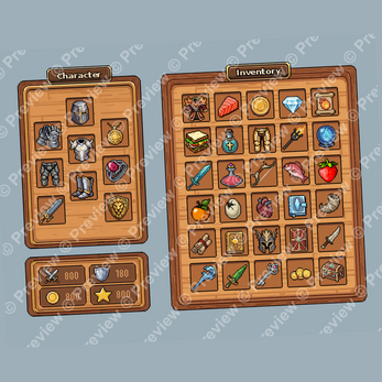 Fantasy RPG Ui User Interface by Pixel-Banner