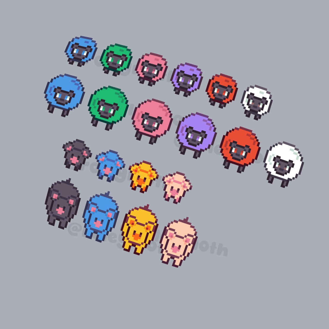 Cozy Farm Animal Sprites - Livestock Assets by RoleyMoth