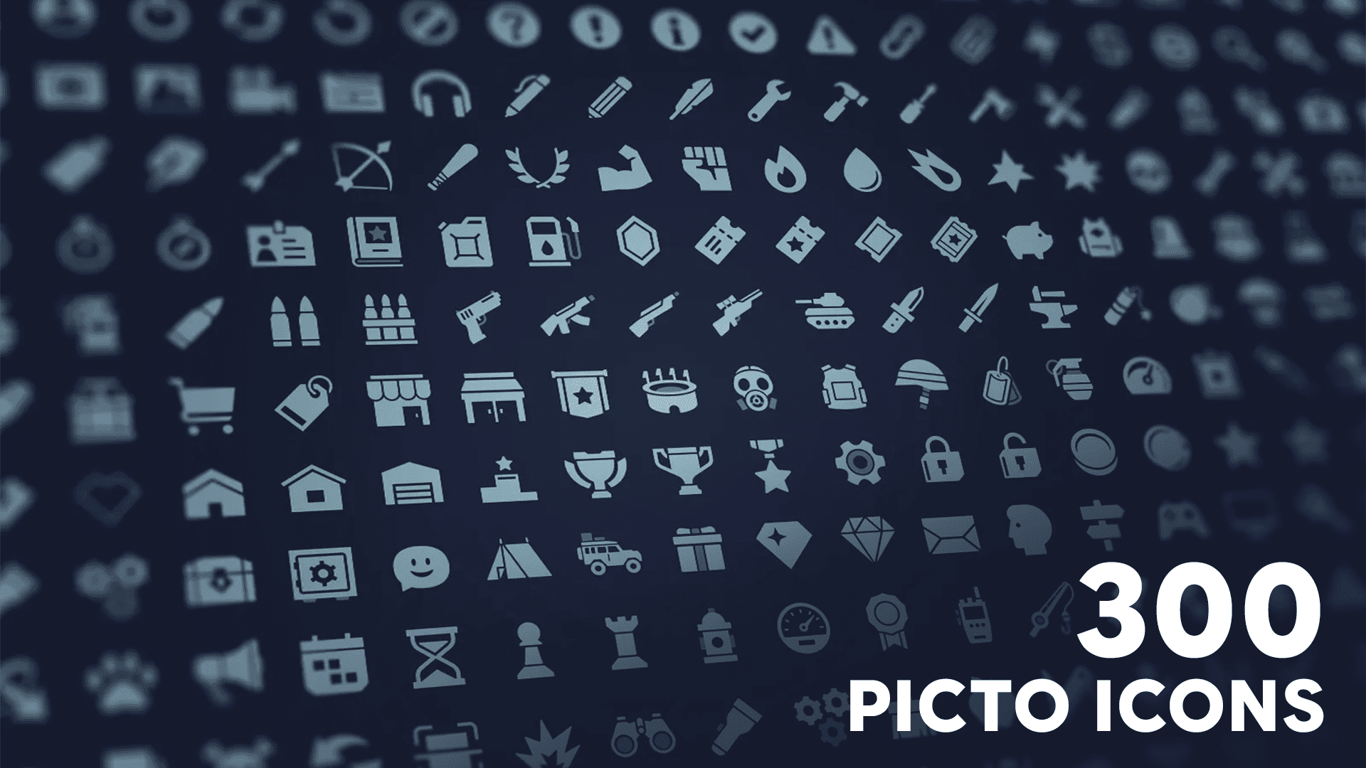 2D Icons - Survival Picto Pack by LAYERLAB