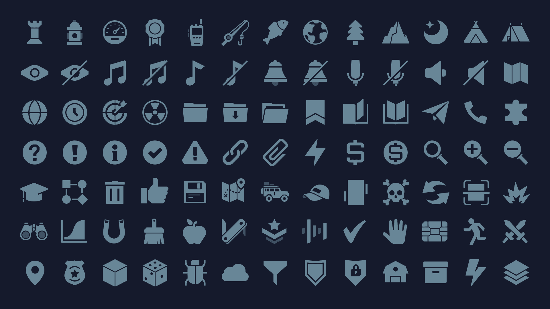 2D Icons - Survival Picto Pack by LAYERLAB