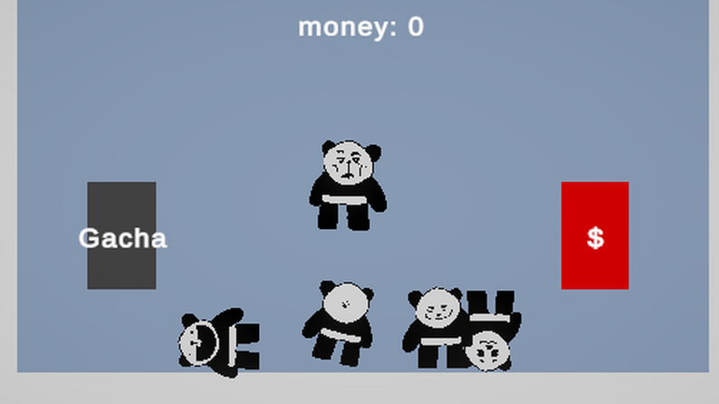 gacha for pandas by Dan
