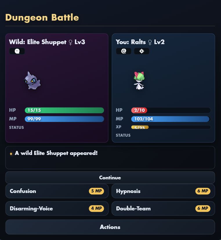 Pokémon - Pocket Dungeons by LoboCor Systems