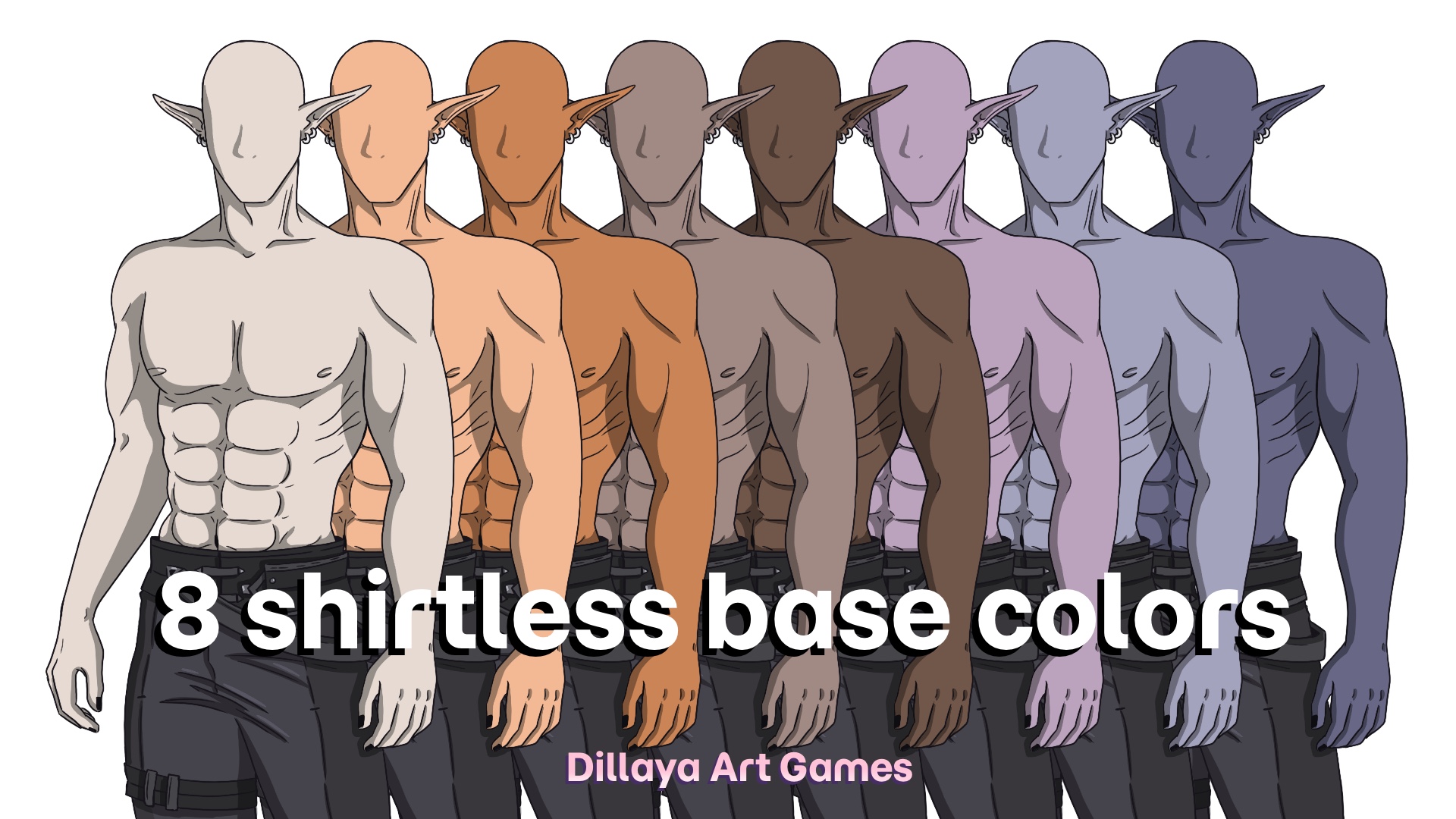 Elf Rogue Fantasy VN sprite by dillayaart