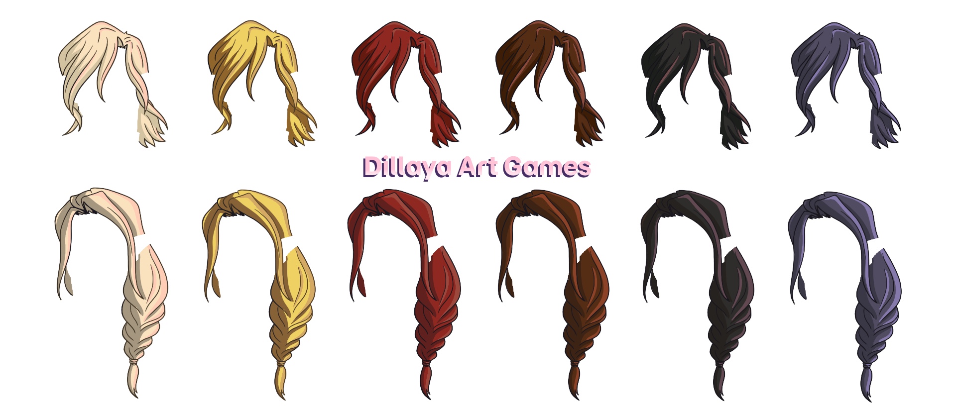 Elf Rogue Fantasy VN sprite by dillayaart