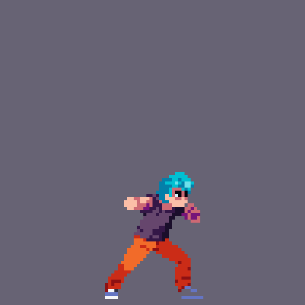 Street Brawler Character – Platformer & Beat 'Em Up Pack by Pozac