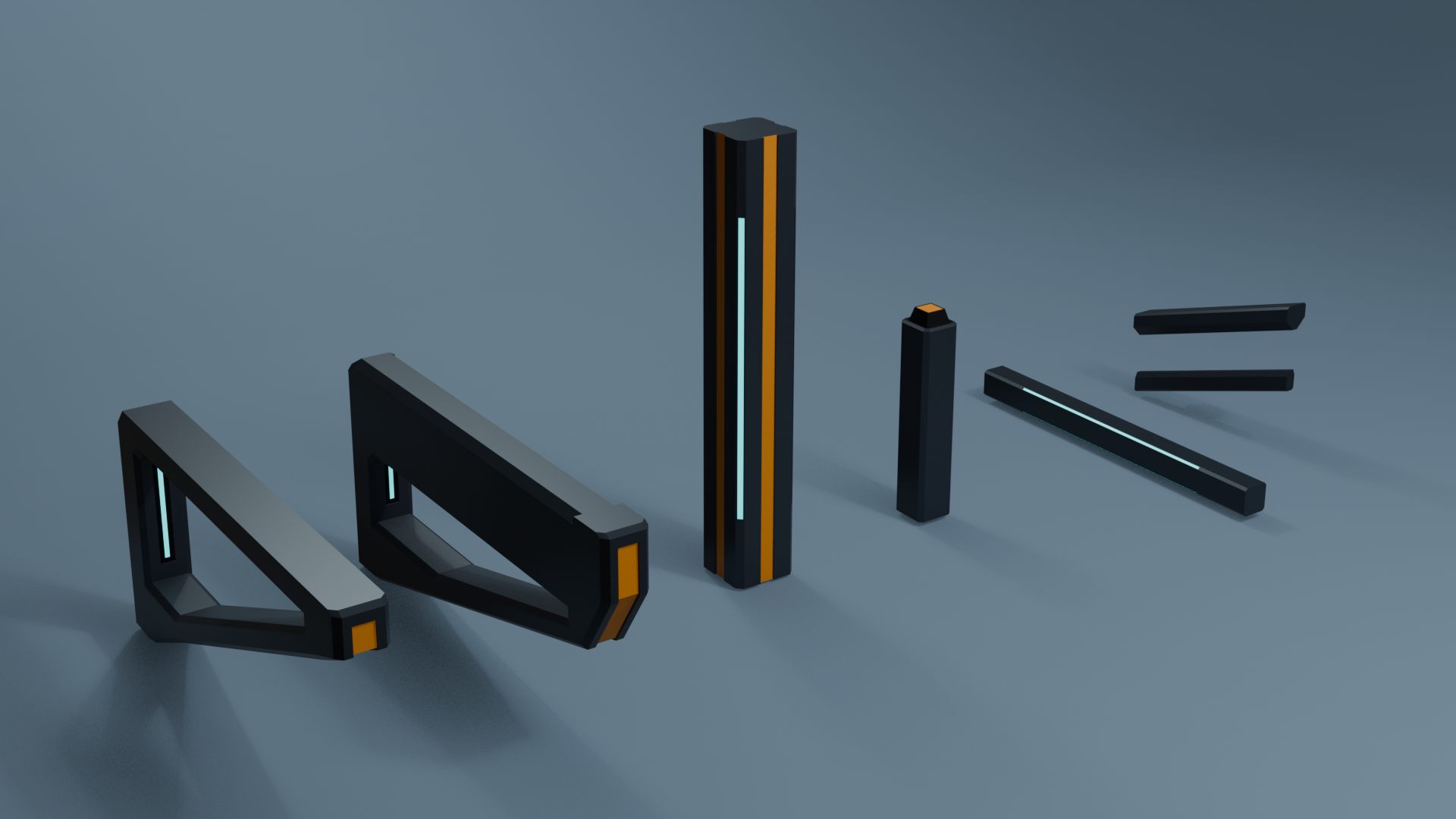 LOW POLY SCI-FI SERIES A – COMPLETE BUNDLE by OZEA Studio